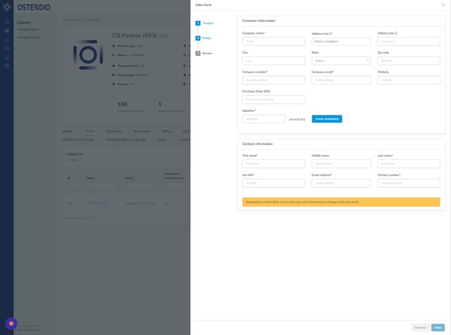 Registering and Provisioning a New Client