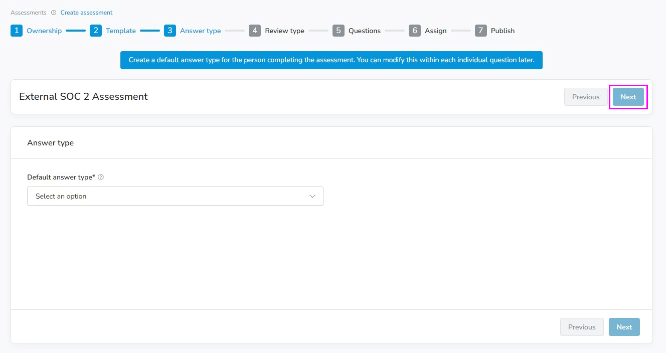 How to Create and Send an External Assessment from Industry Template