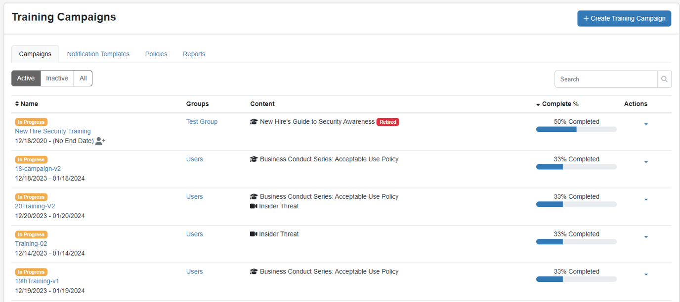 Integration: Setting up KnowBe4