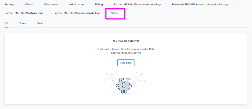Updating Customer Settings